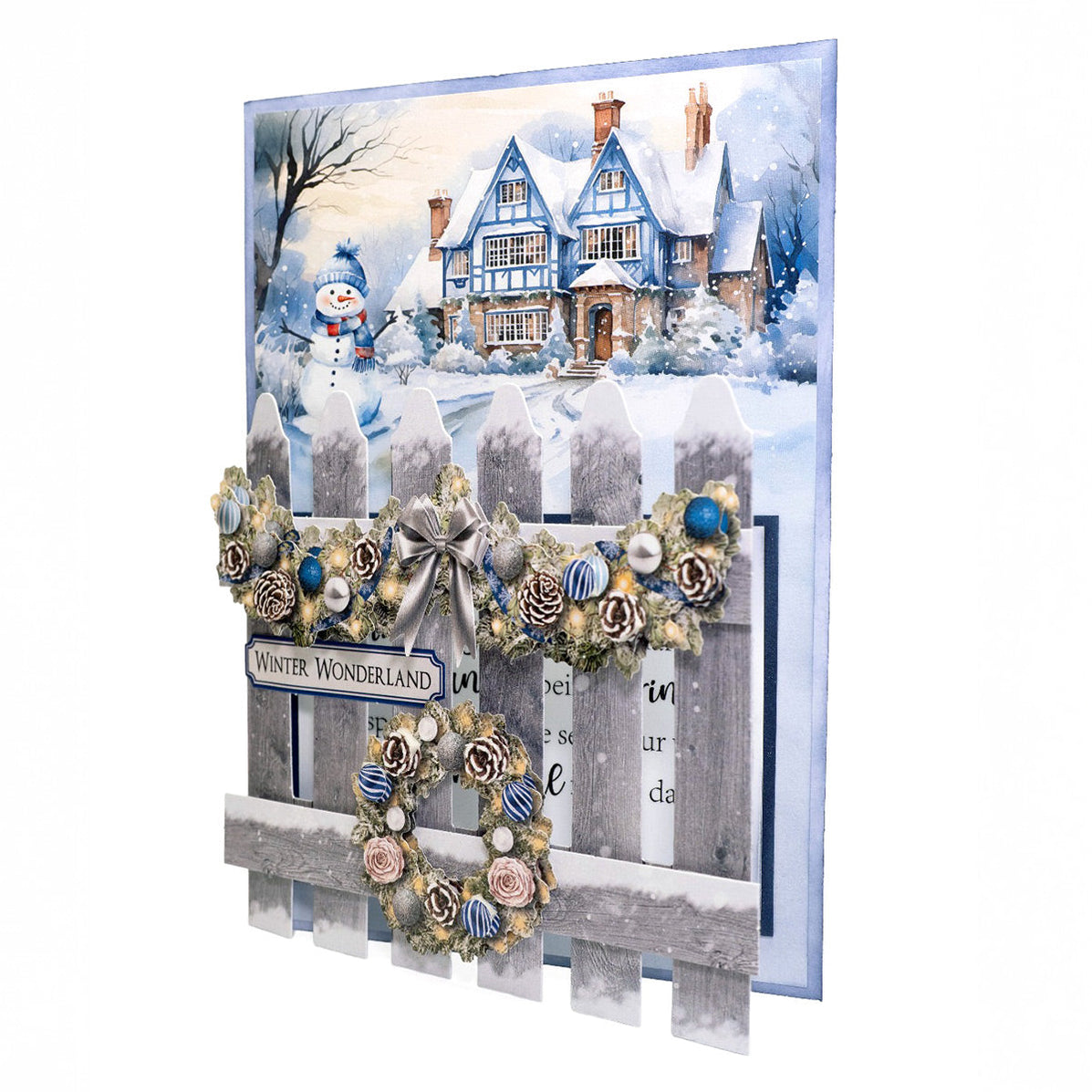 Christmas Garden Picket Fence Card Making Kit | Katy Sue Designs