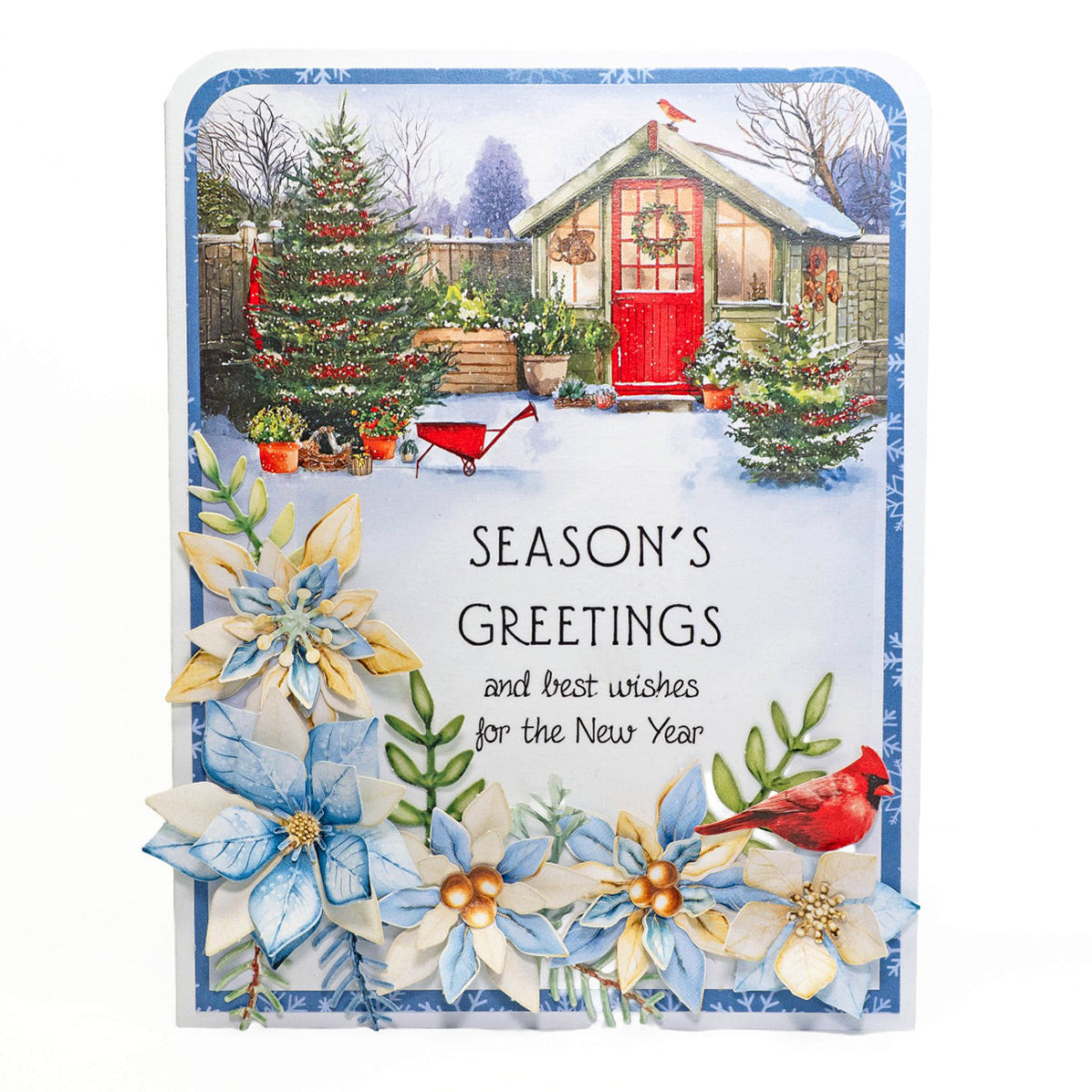 Picket Fence Christmas Scene Stash, 24 sheets — Katy Sue Designs