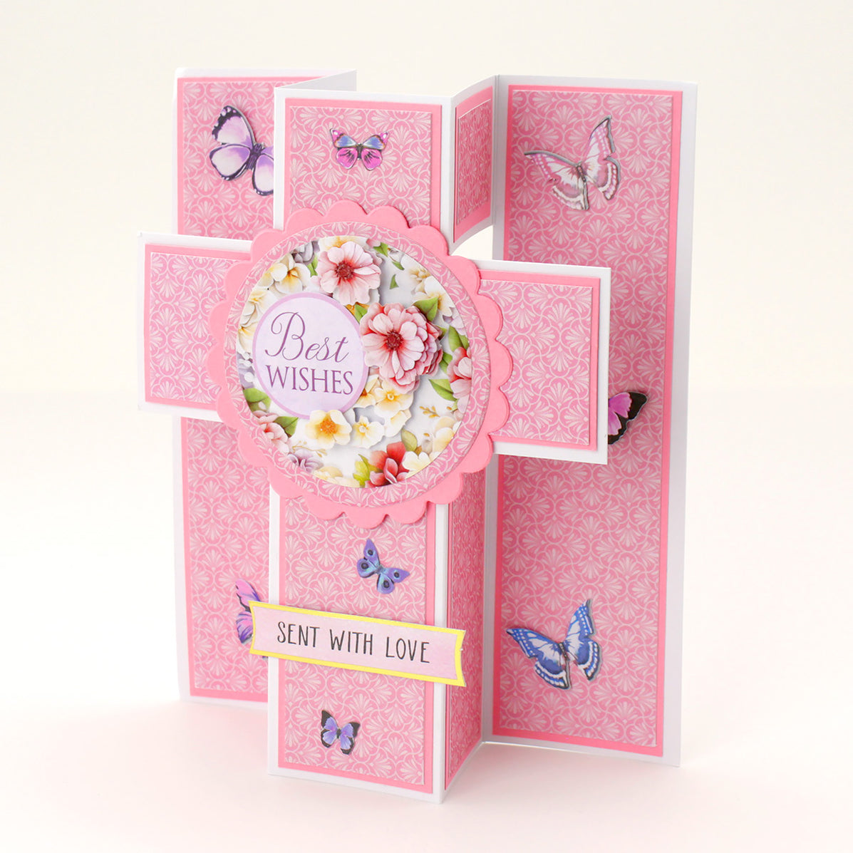 White Cross Pop Up Cards & Envelopes 127x178mm, Pack of 12 | Katy Sue ...