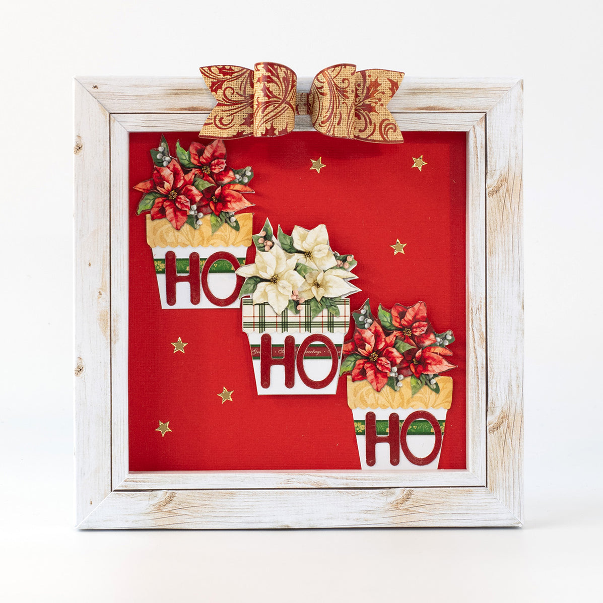 Christmas Flower Pots Card Making Kit | Katy Sue Designs