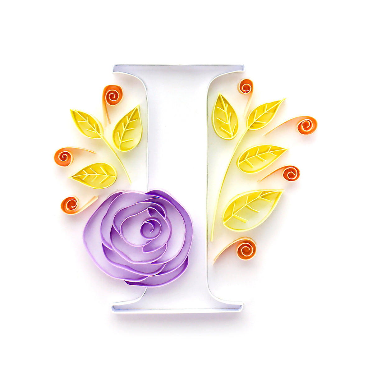 Floral Alphabet Collection Paper Quilling Template Pad | Katy Sue Designs