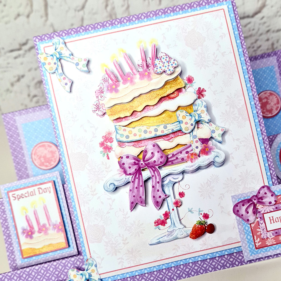 Die Cut Decoupage – Birthday Layer Cake (pack of 3) — Katy Sue Designs