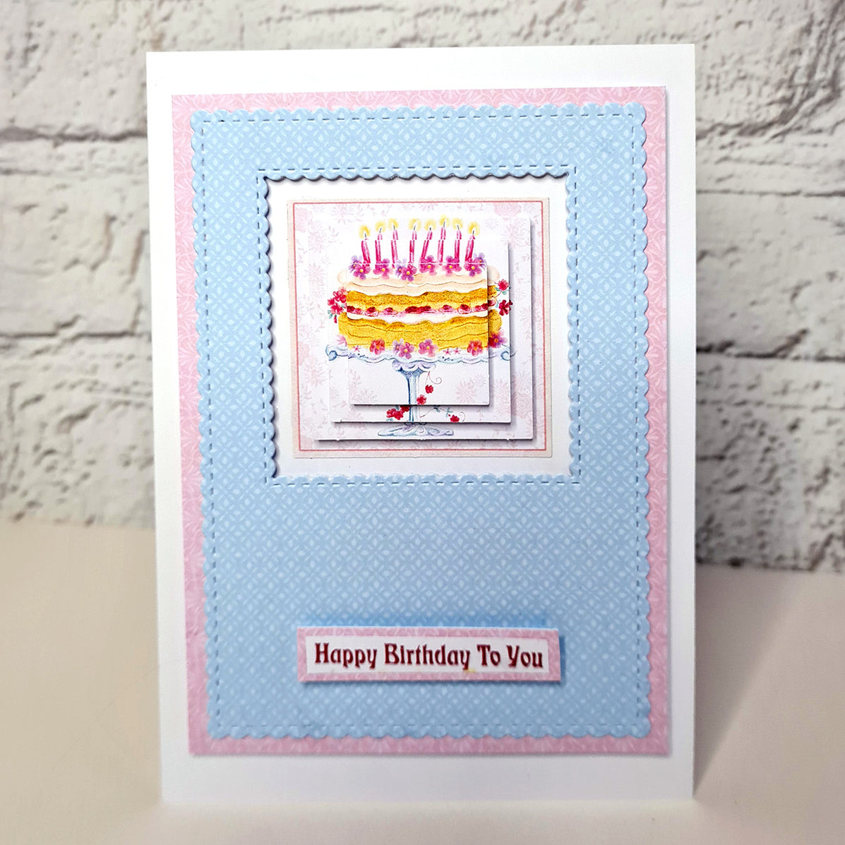 Die Cut Decoupage – Birthday Layer Cake (pack of 3) — Katy Sue Designs