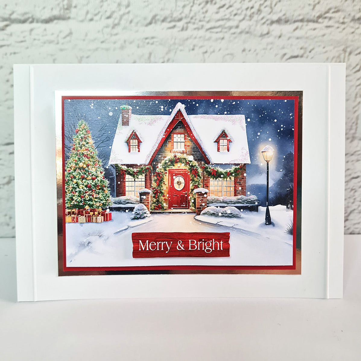 Picket Fence Christmas Scene Stash, 24 sheets — Katy Sue Designs