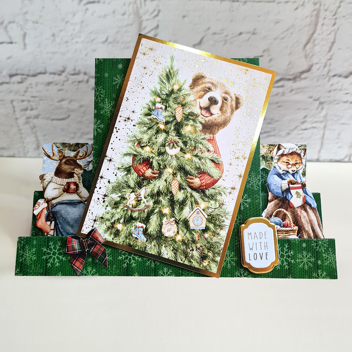 Christmas Stepper Cards & Envelopes - Pack of 12 — Katy Sue Designs
