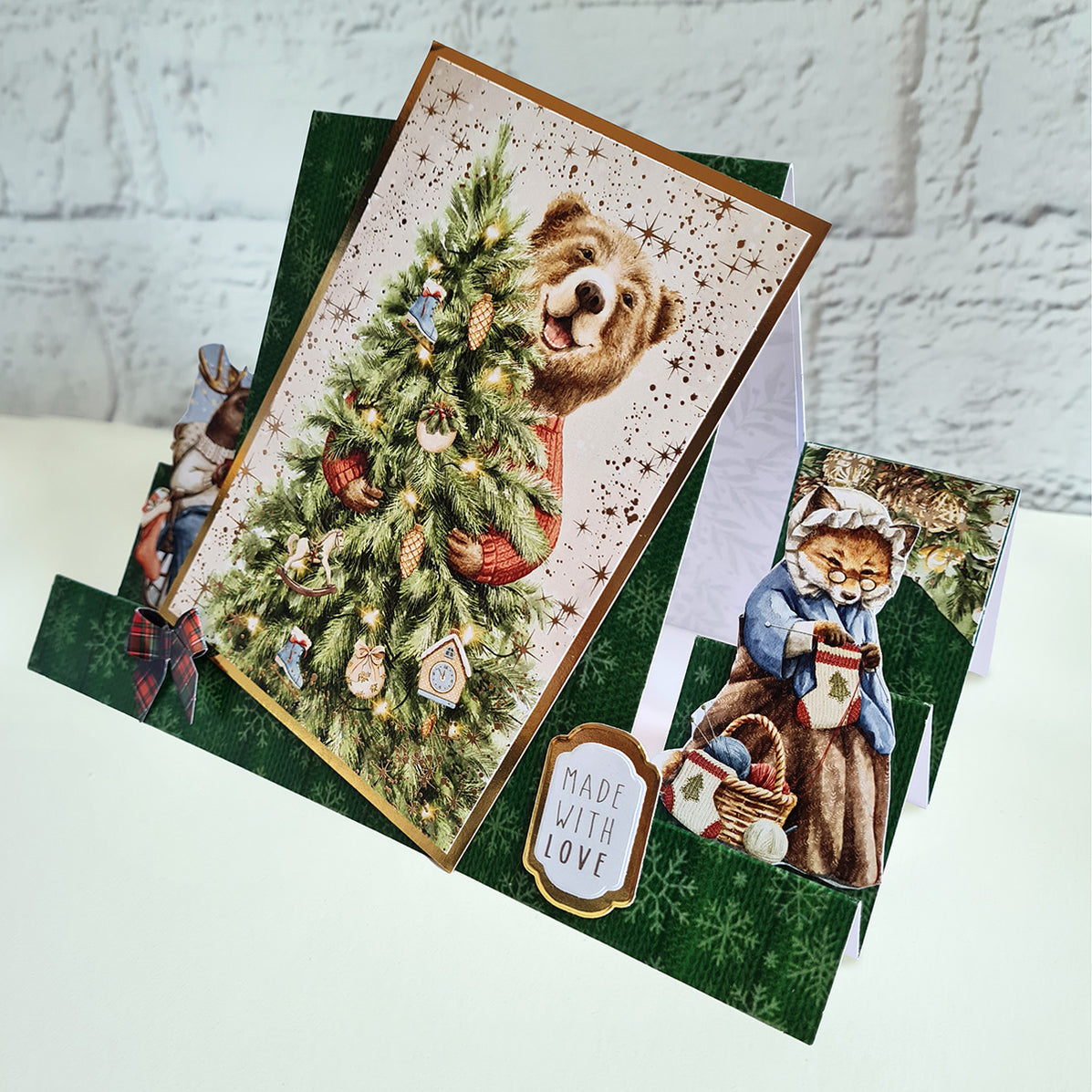 Christmas Stepper Cards & Envelopes - Pack of 12 — Katy Sue Designs