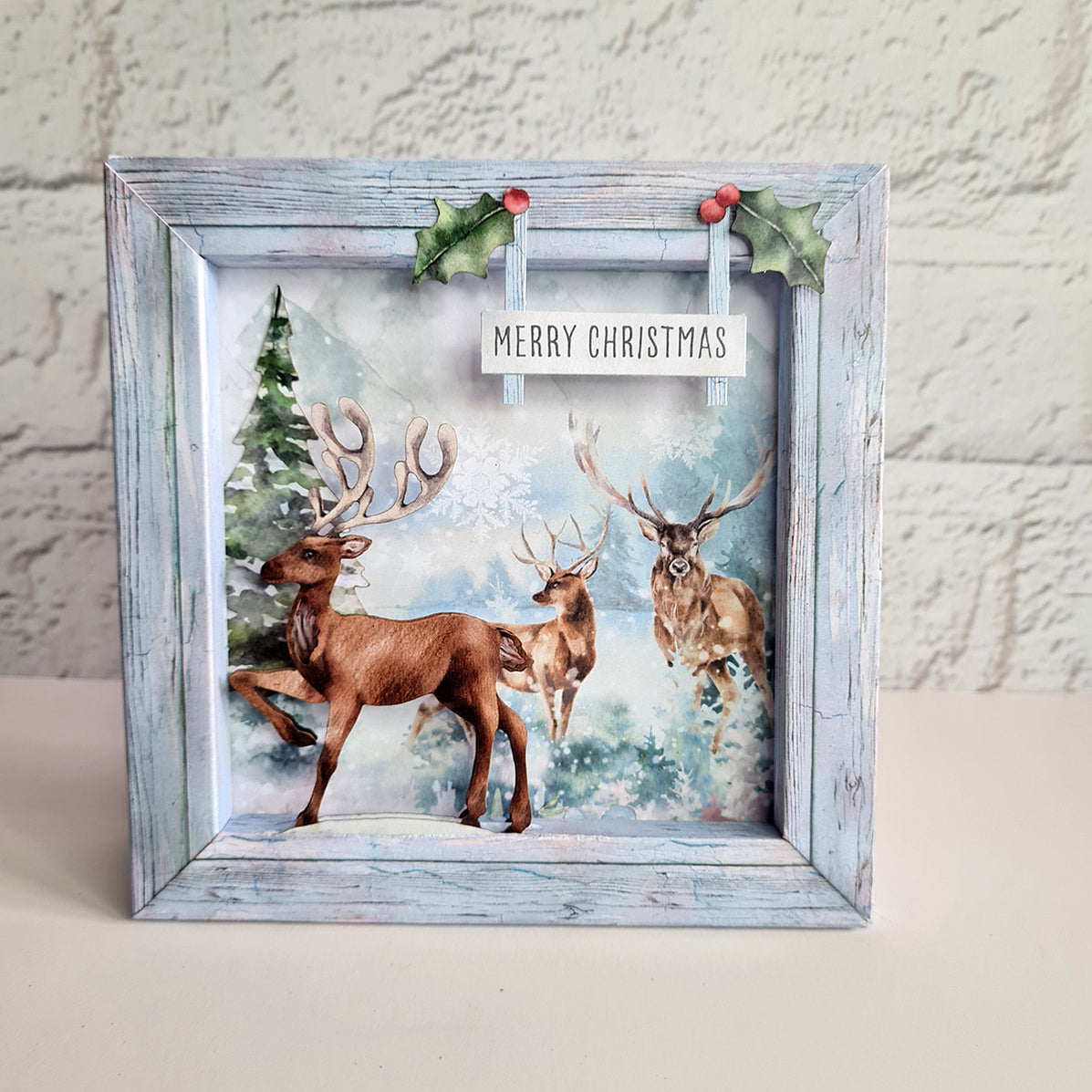 Watercolour Christmas Animals Pop Up Card Making Kit — Katy Sue Designs