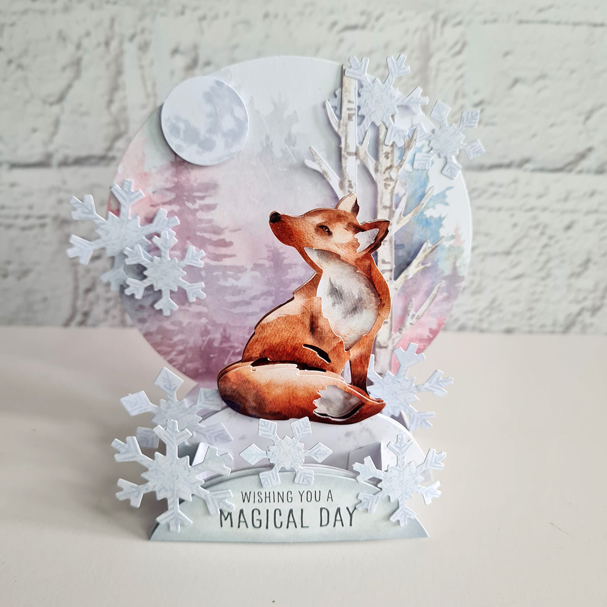 Watercolour Christmas Animals Pop Up Card Making Kit — Katy Sue Designs