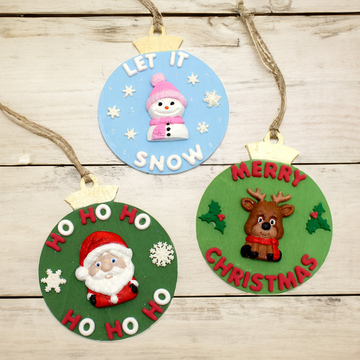 Cute Christmas Characters Silicone Mould — Katy Sue Designs