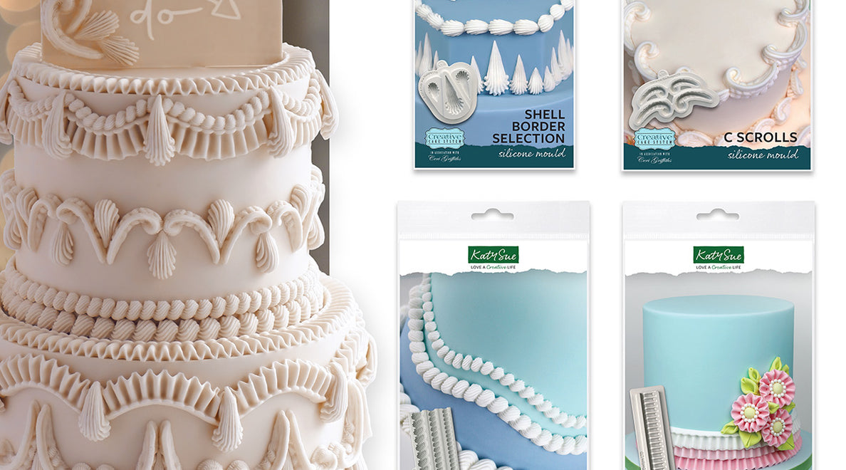 Lambeth Style Wedding Cake Mould Bundle | Katy Sue Designs