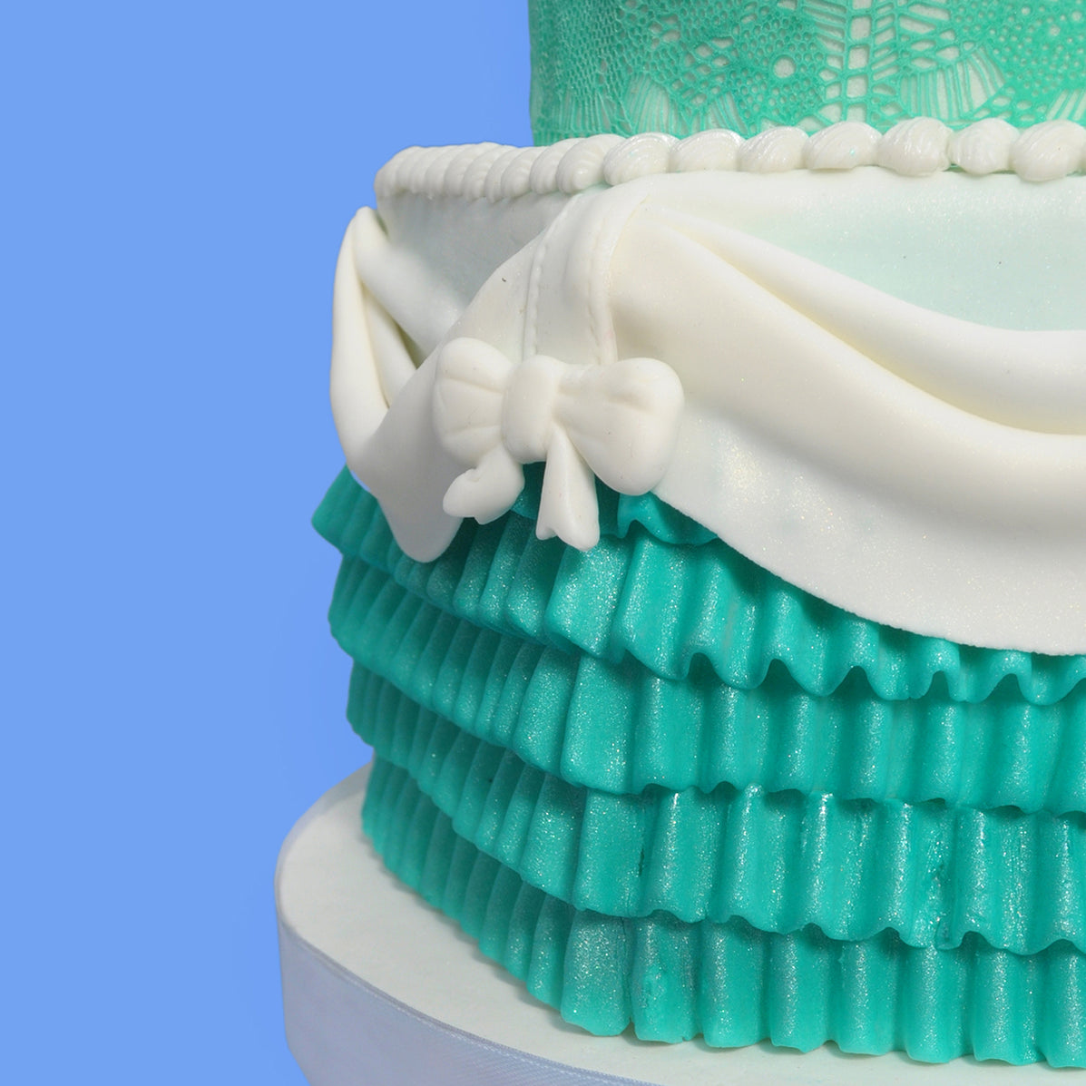 Medium Ruffle Silicone Mould for cake decorating — Katy Sue Designs