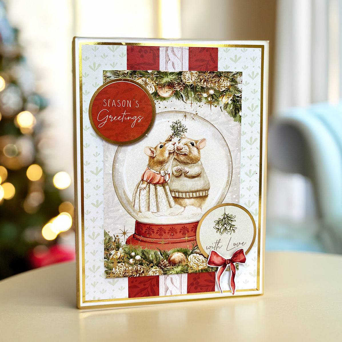 Kanban Crafts Festive Furry Fun, Foiled Paper Craft Toppers, 6 sheets ...
