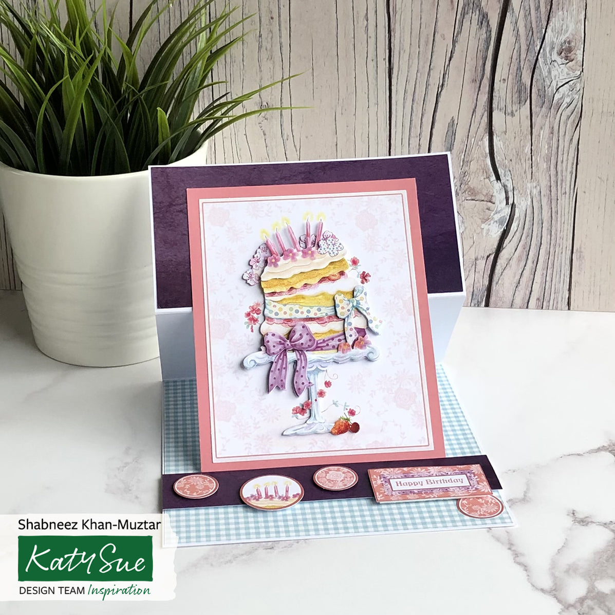 Die Cut Decoupage – Birthday Cake and Flowers (pack of 12) — Katy Sue ...