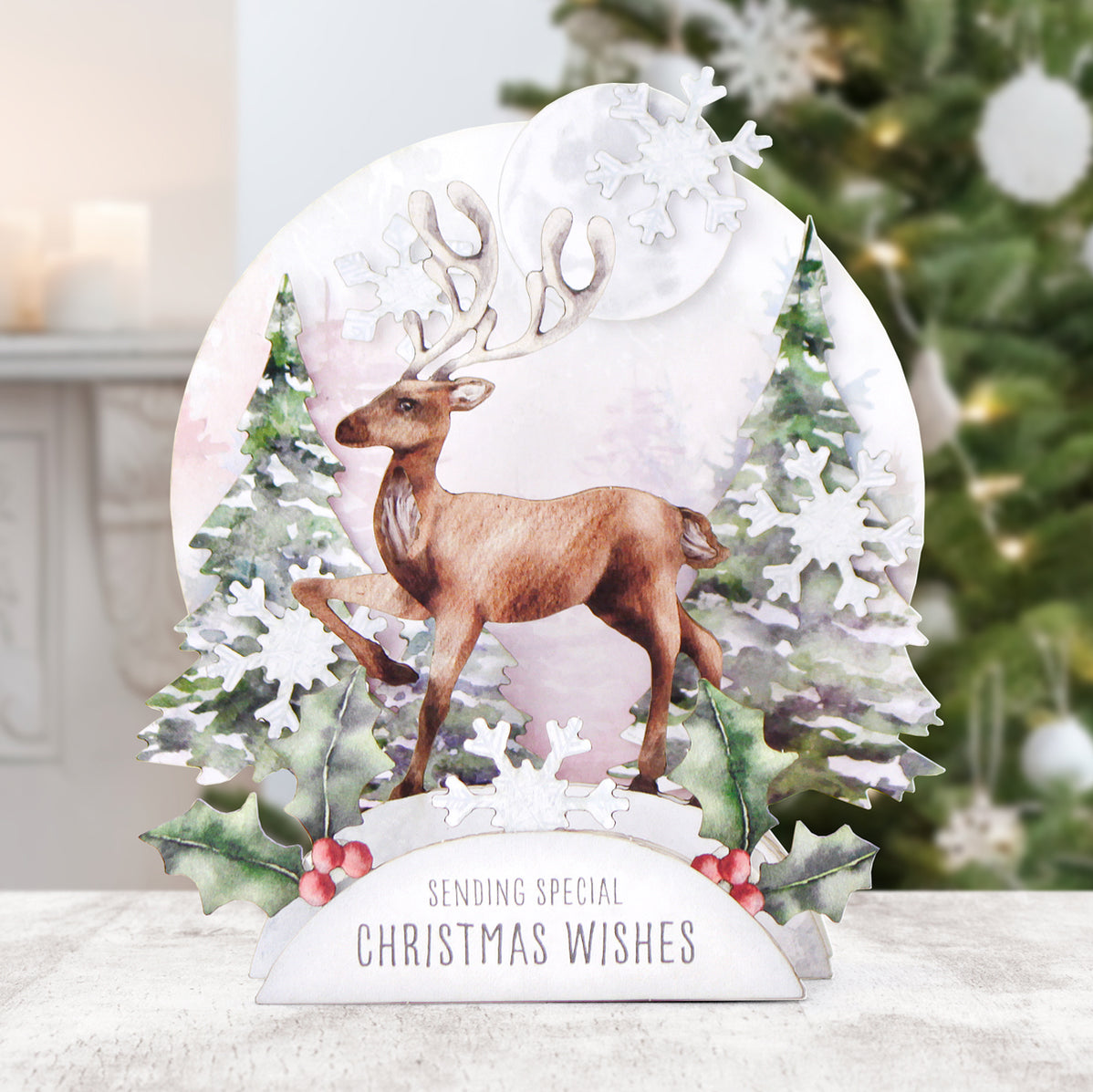 Watercolour Christmas Animals Pop Up Card Making Kit — Katy Sue Designs