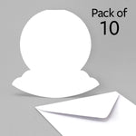 White Circle Rocker Cards & Envelopes, Pack of 10 | Katy Sue Designs
