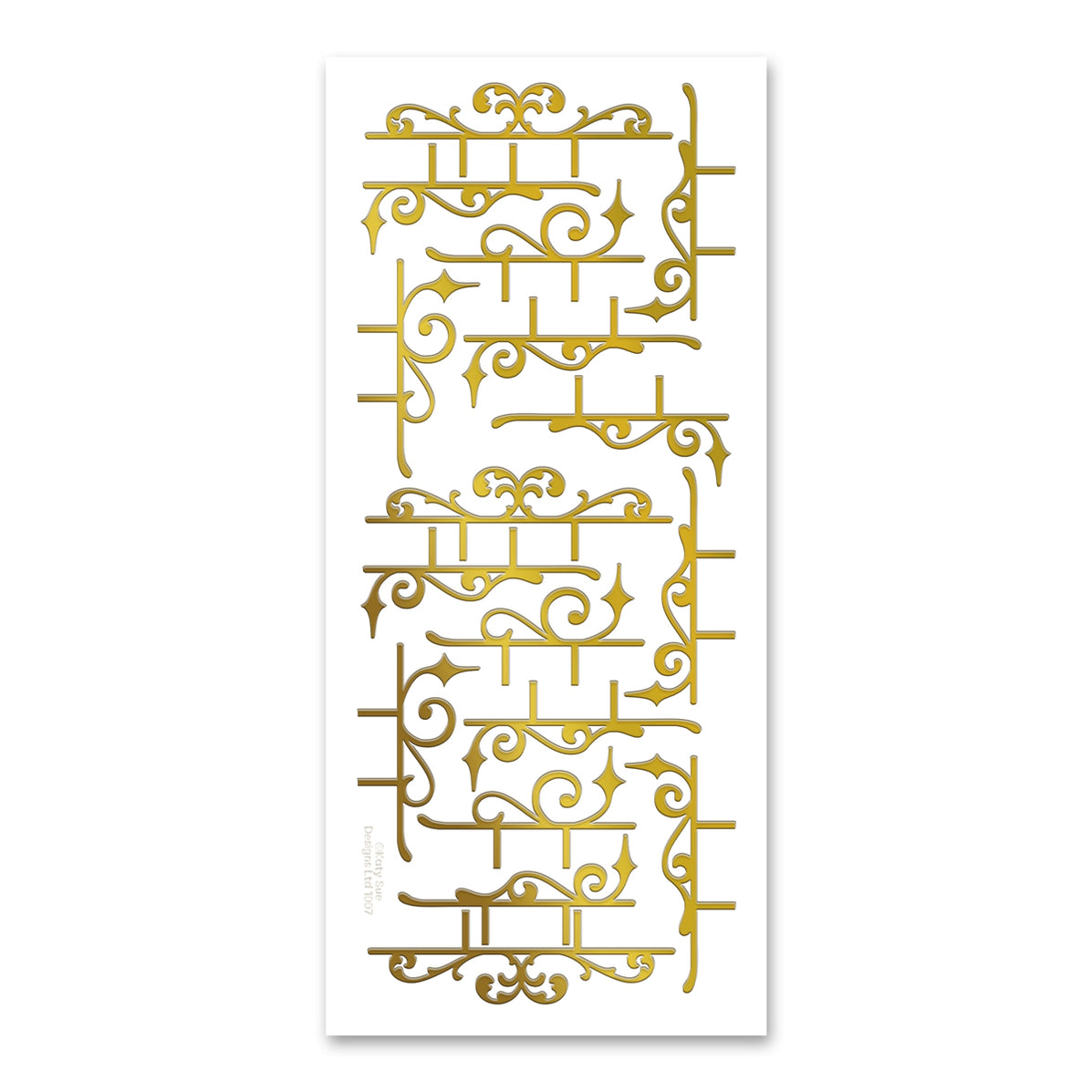 Fancy Brackets Gold Self Adhesive Peel Off Stickers — Katy Sue Designs