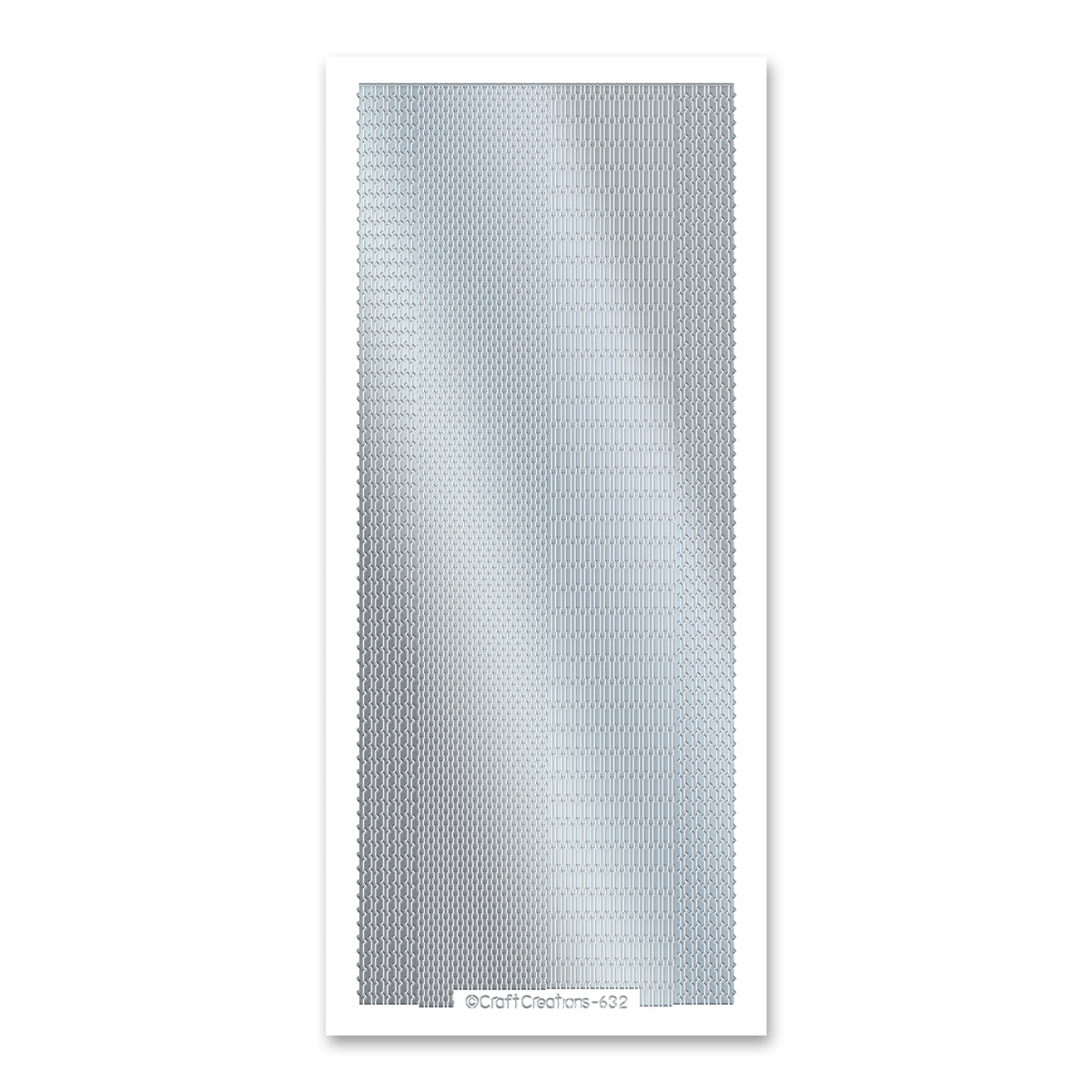 Mixed Narrow Borders Silver Self Adhesive Stickers — Katy Sue Designs