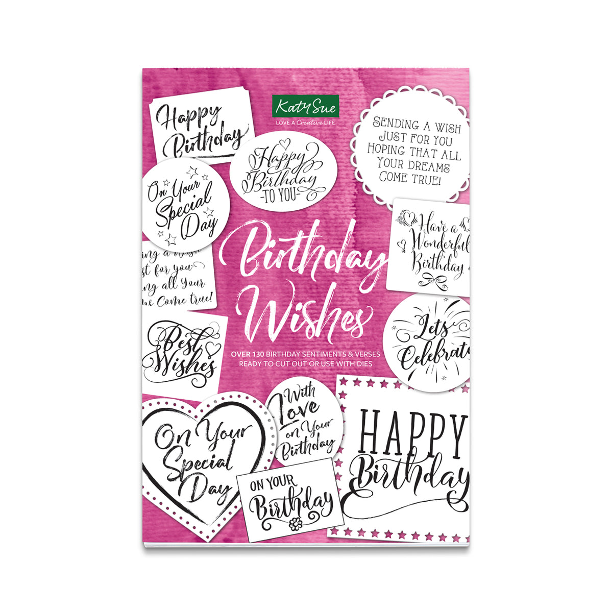 Birthday Wishes A4 Stash | Katy Sue Designs