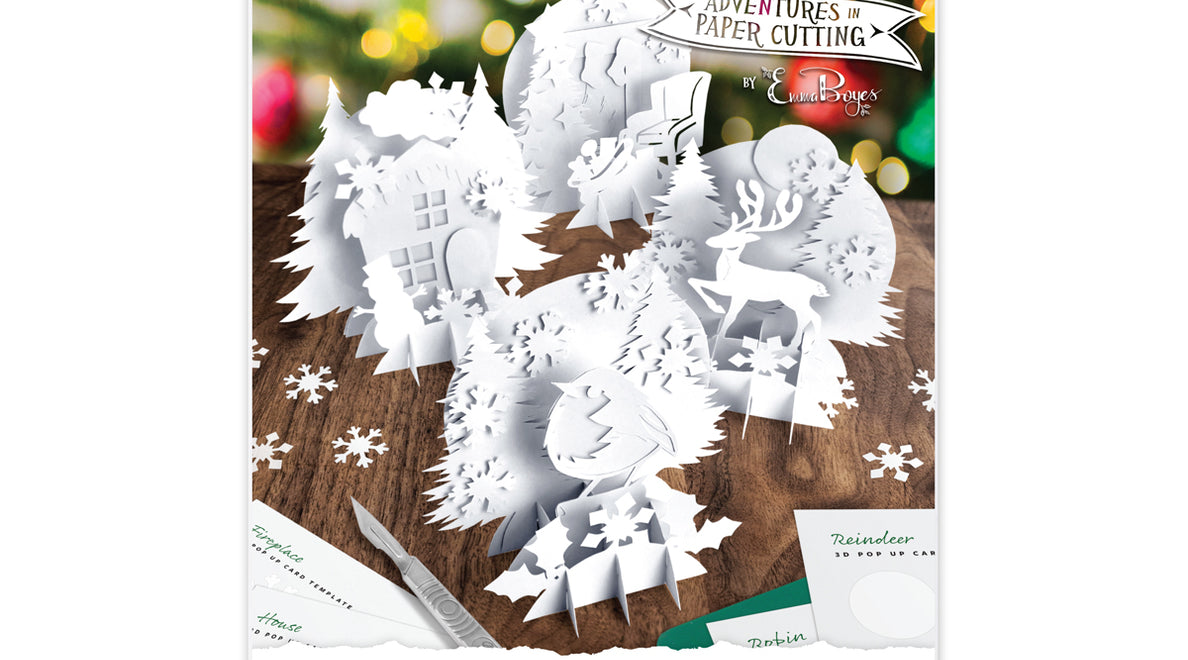 Adventures in Paper Cutting | Christmas 3D Pop Up Cards Set — Katy Sue ...