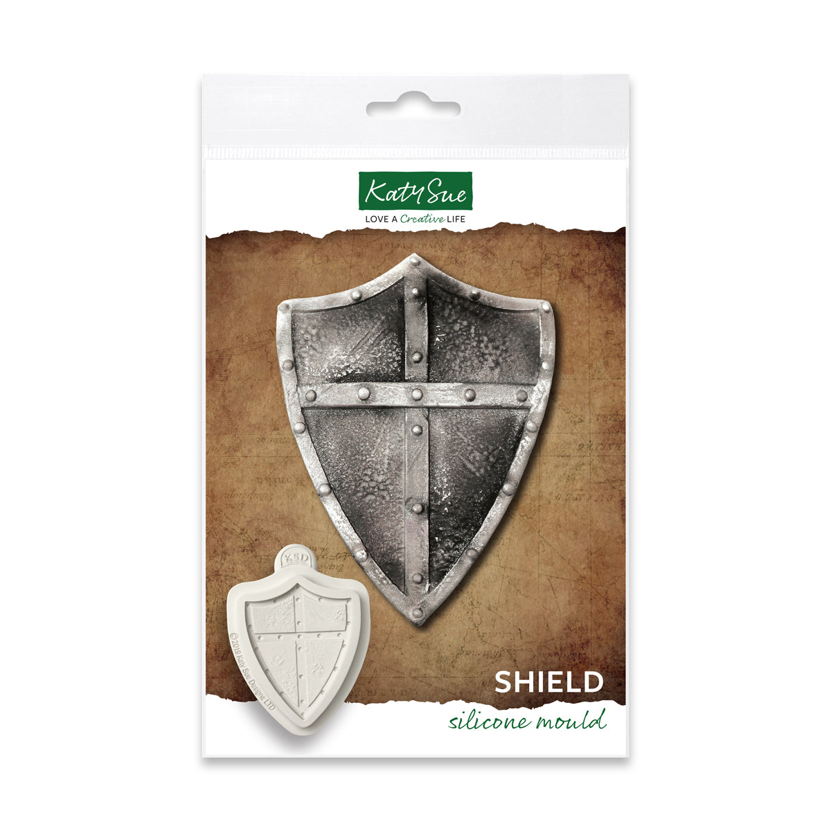 Shield Silicone Mould — Katy Sue Designs