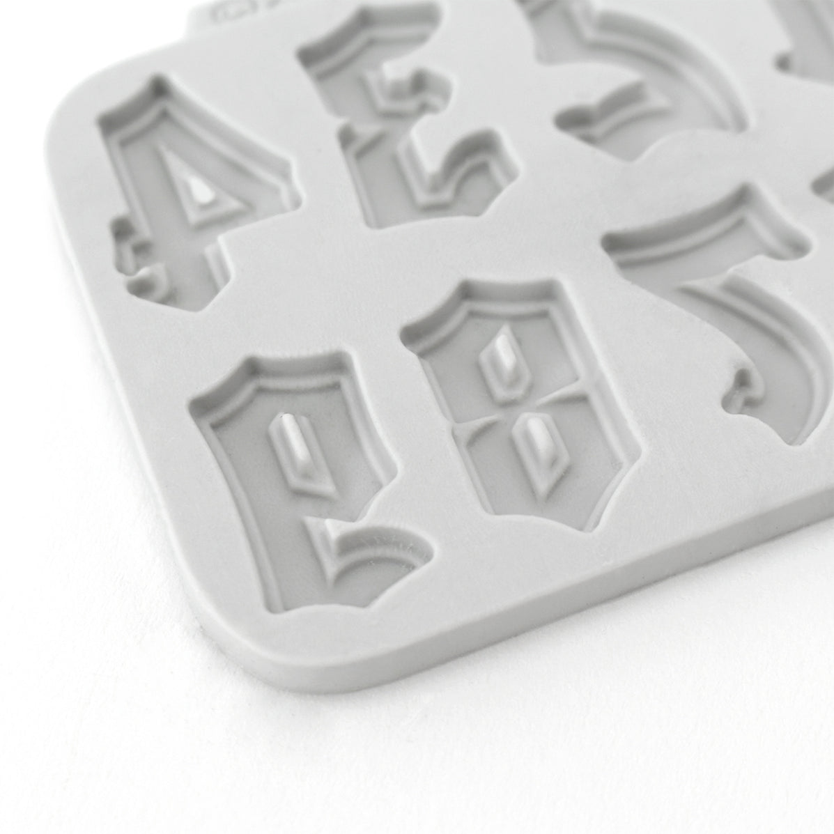 Gothic Font Numbers Silicone Mould — Katy Sue Designs