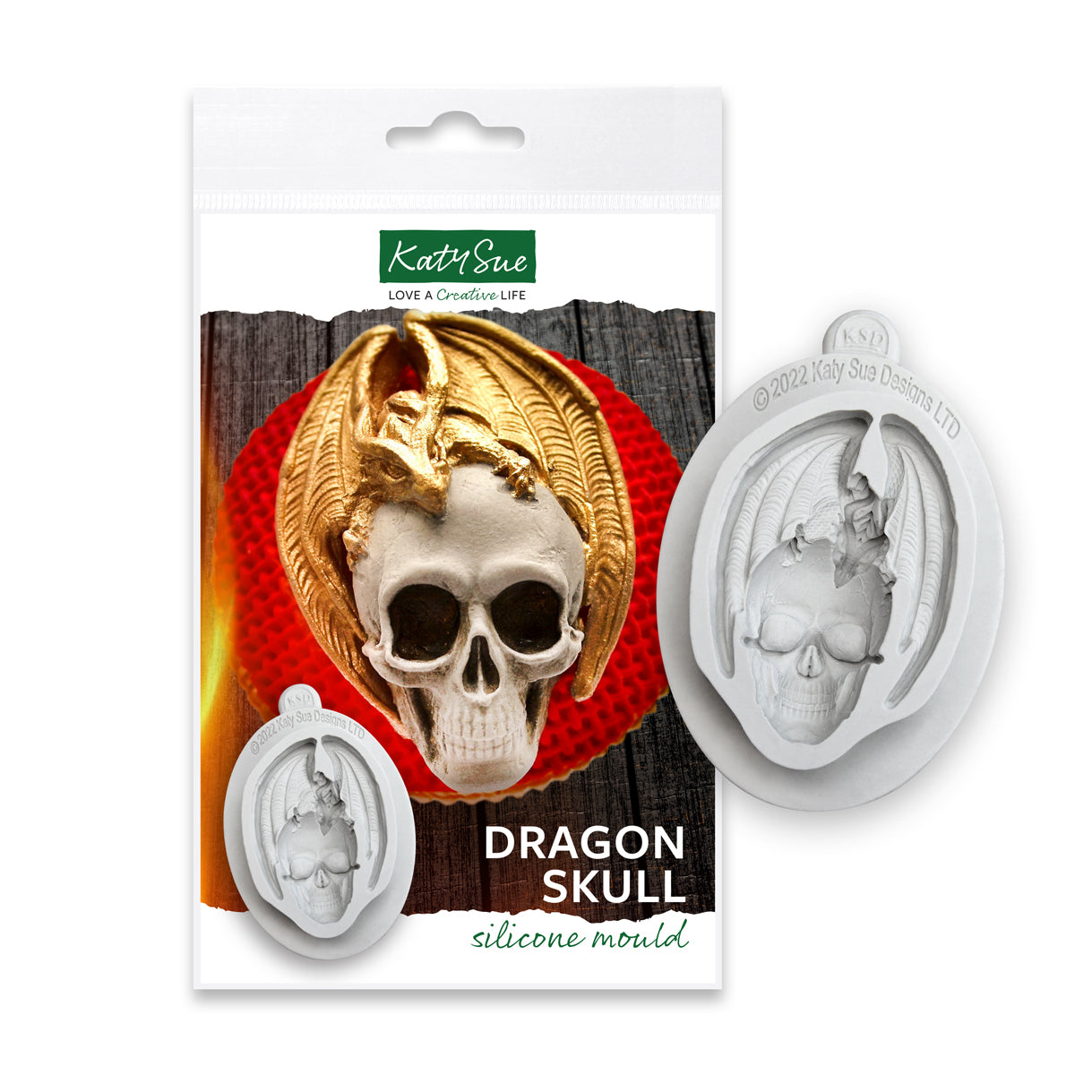 Dragon Skull Silicone Mould — Katy Sue Designs