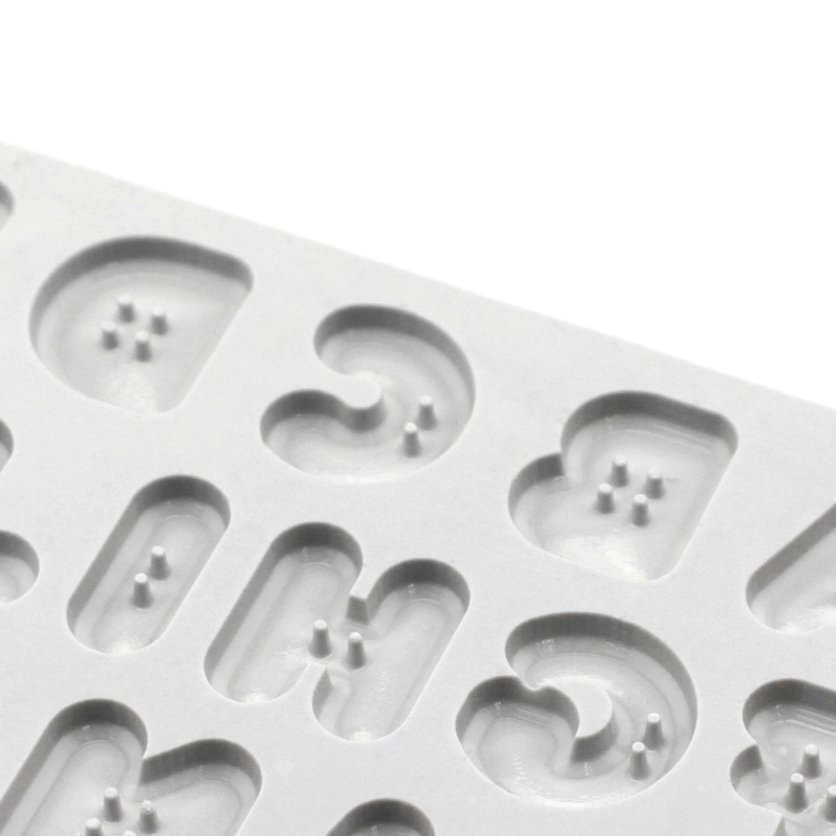Button Alphabet Silicone Mould — Katy Sue Designs