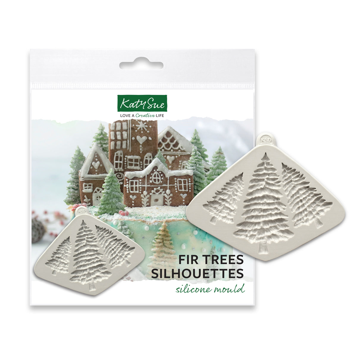Fir Trees Silhouettes Silicone Mould | Katy Sue Designs
