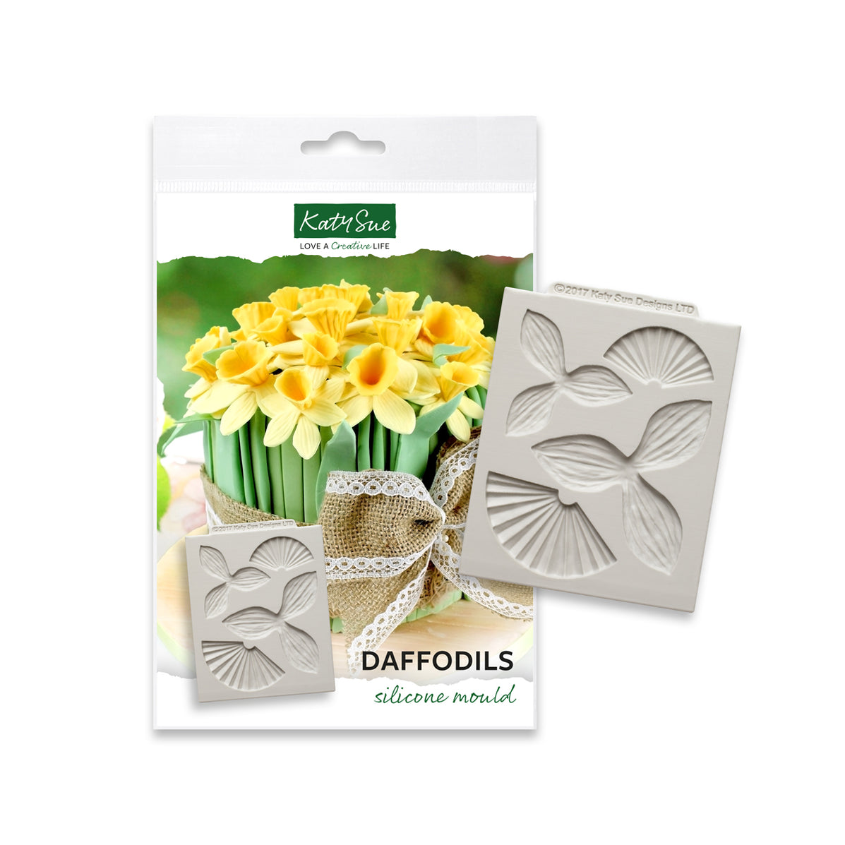 Daffodils Cake Decorating Silicone Mould | Katy Sue Designs