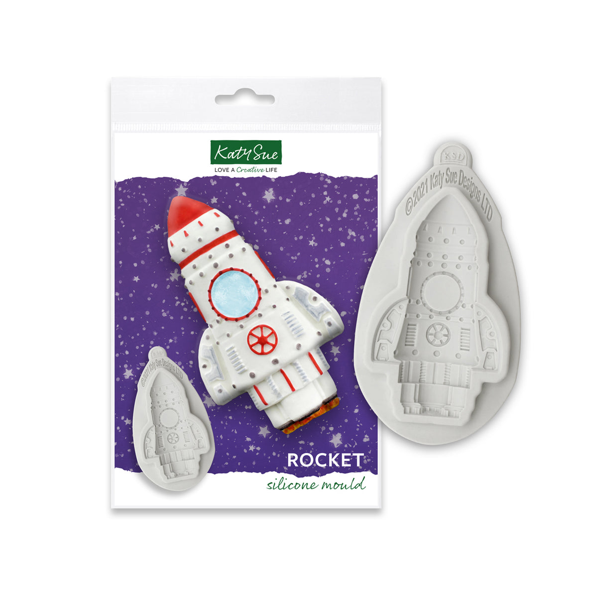 Rocket Silicone Mould — Katy Sue Designs