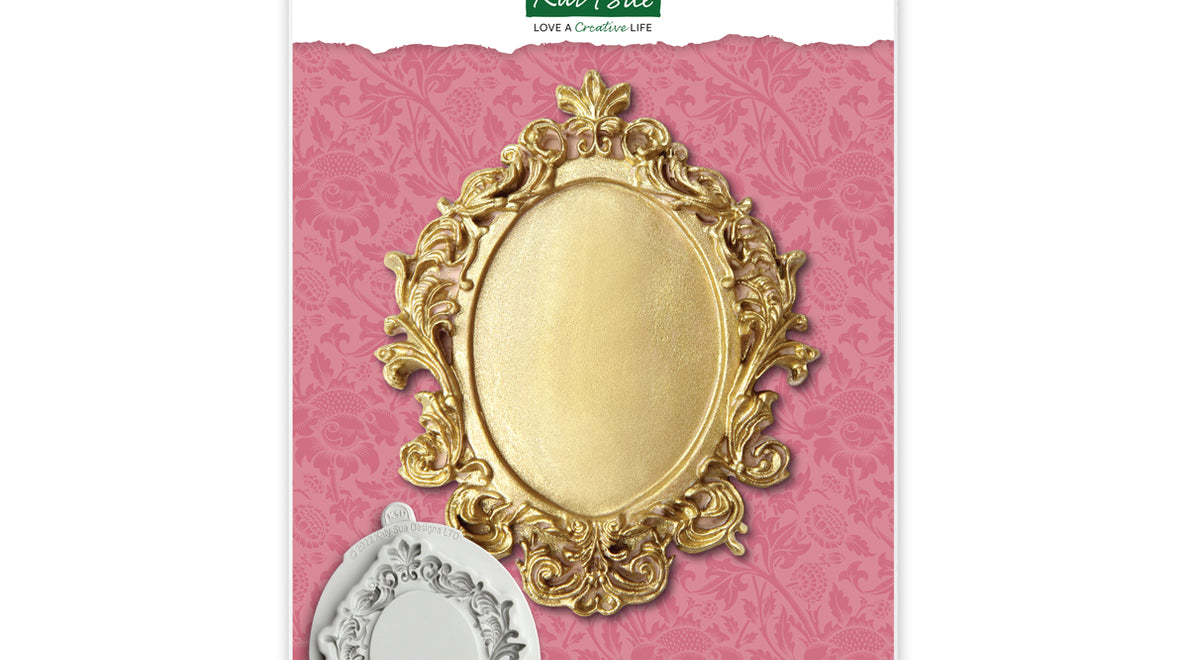 Large Vintage Frame Silicone Mould | Katy Sue Designs