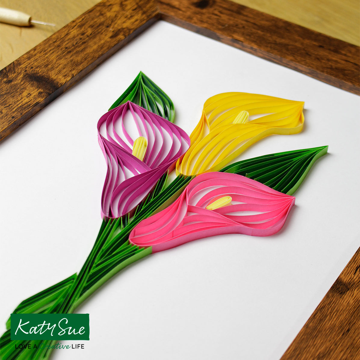 Calla Lily Digital Quilling Templates — Katy Sue Designs
