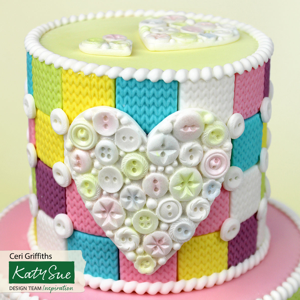 Buttons Silicone Mould | Katy Sue Designs