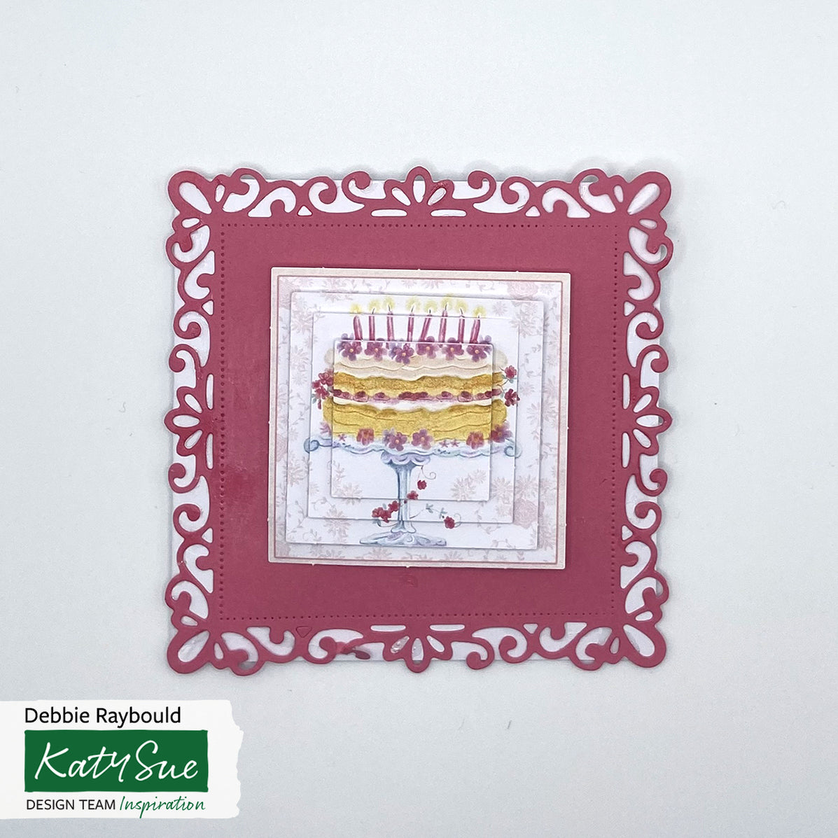 Die Cut Decoupage – Birthday Layer Cake (pack of 3) — Katy Sue Designs