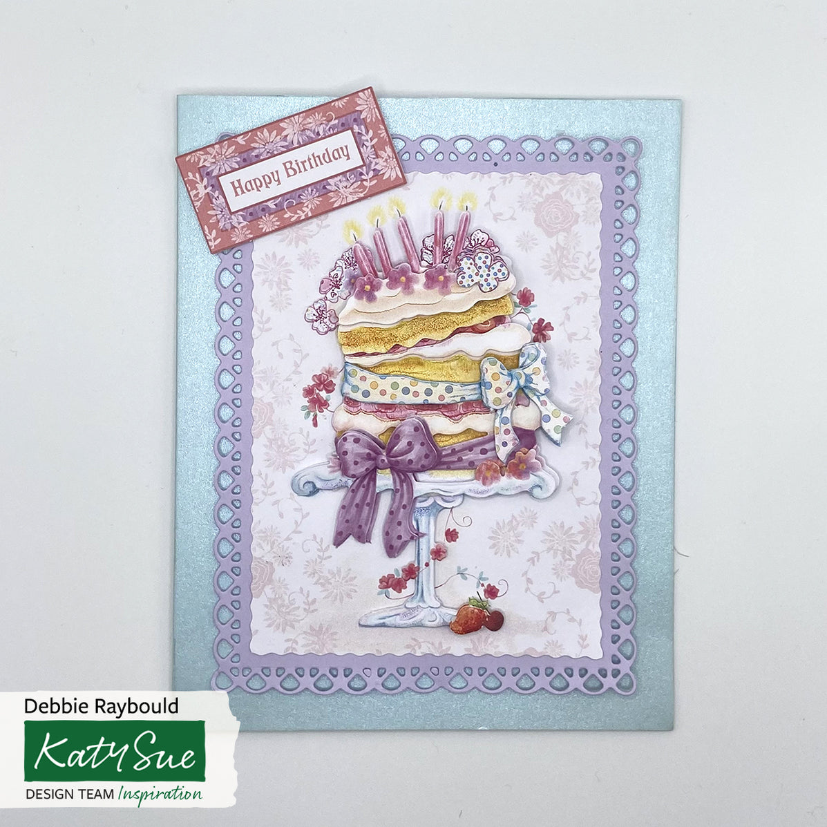 Die Cut Decoupage – Birthday Layer Cake (pack of 3) — Katy Sue Designs