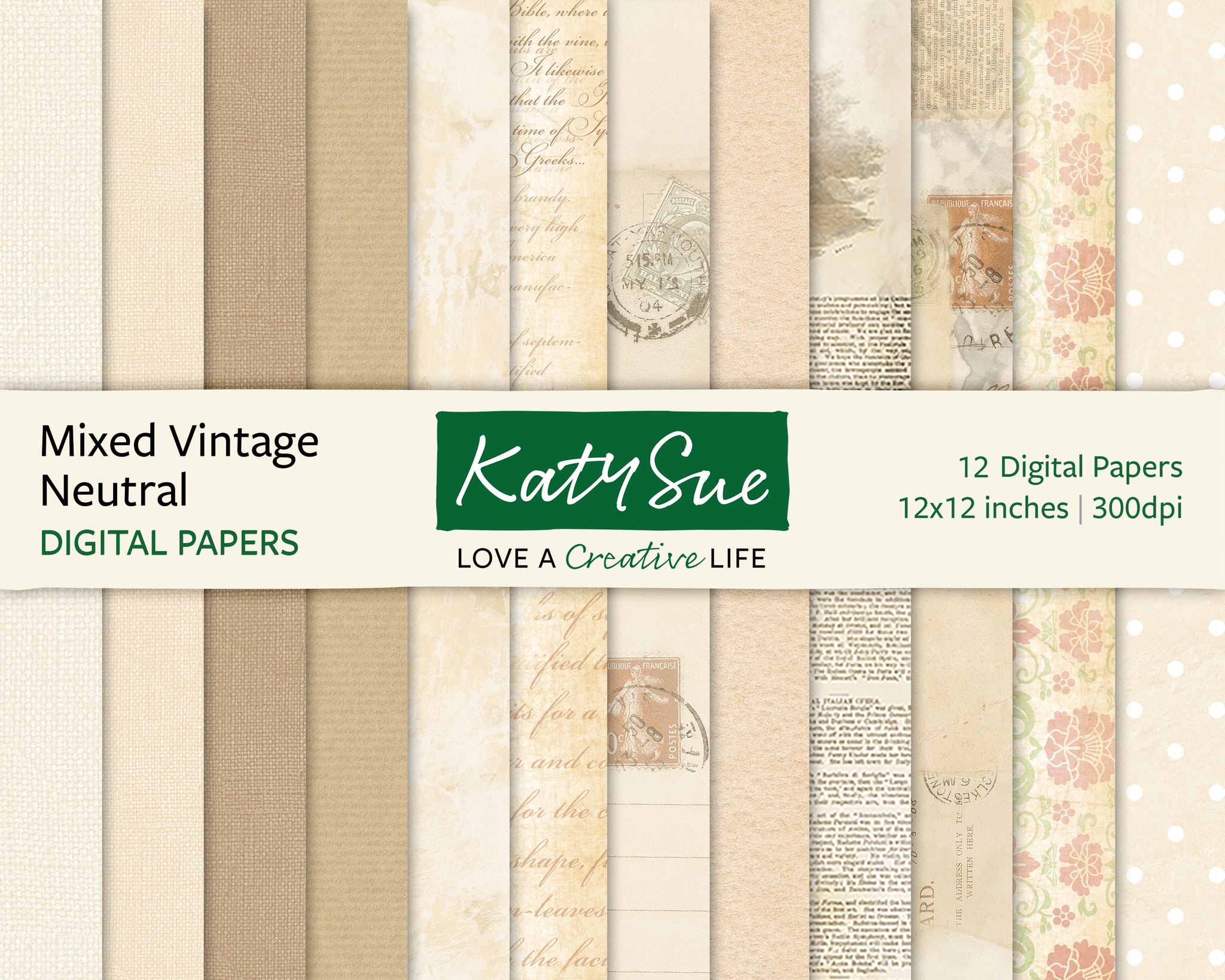 Digital Backing Papers — Katy Sue Designs