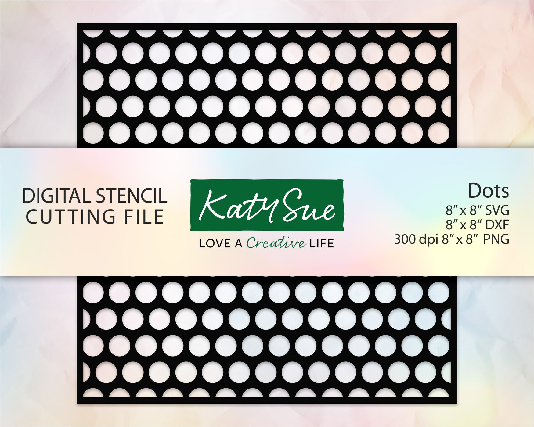 Dots Stencil | Digital Cutting File — Katy Sue Designs
