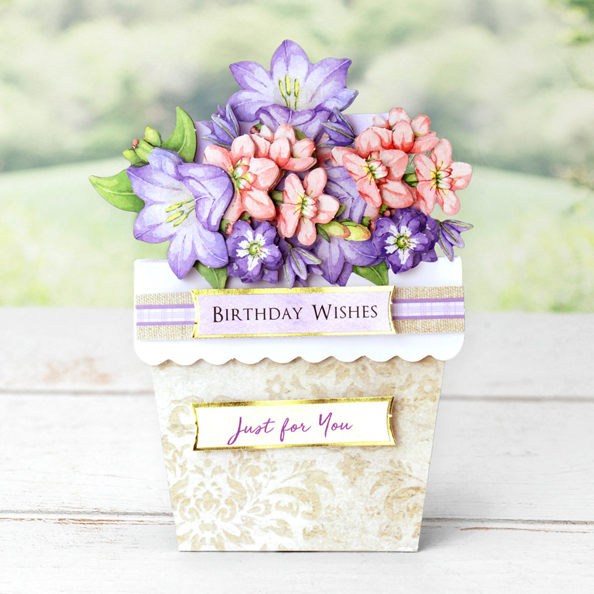 Flower Patch Pots Card Making Kit | Katy Sue Designs