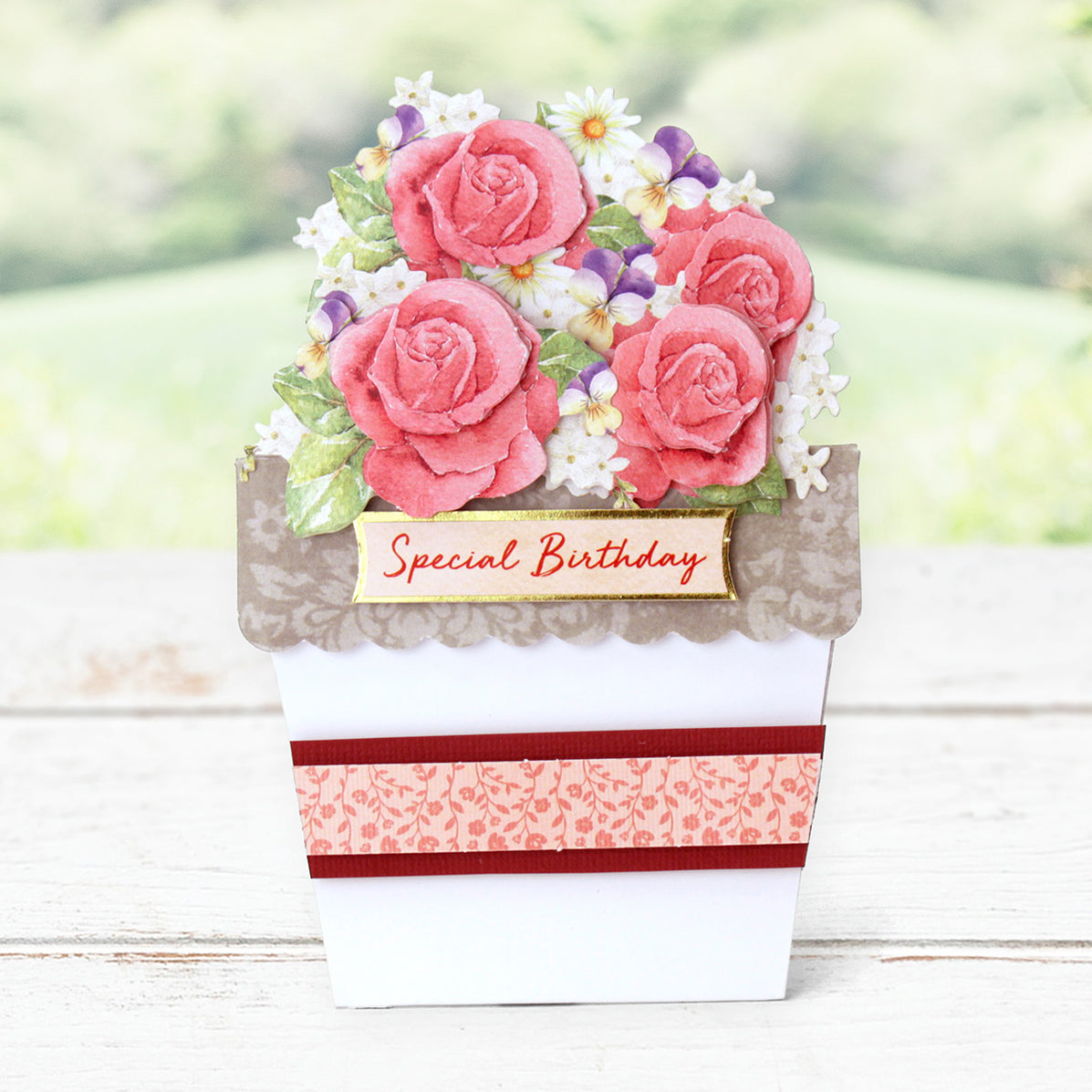 Flower Patch Pots Card Making Kit | Katy Sue Designs