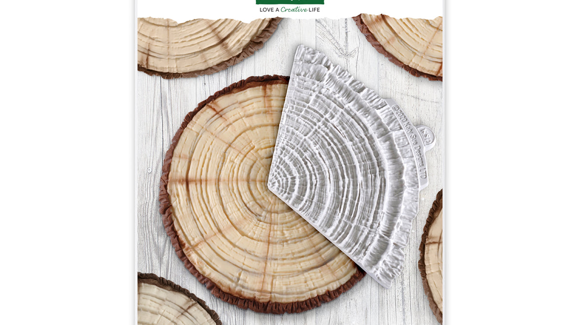 Flower Pro Large Log Slice Veiner — Katy Sue Designs