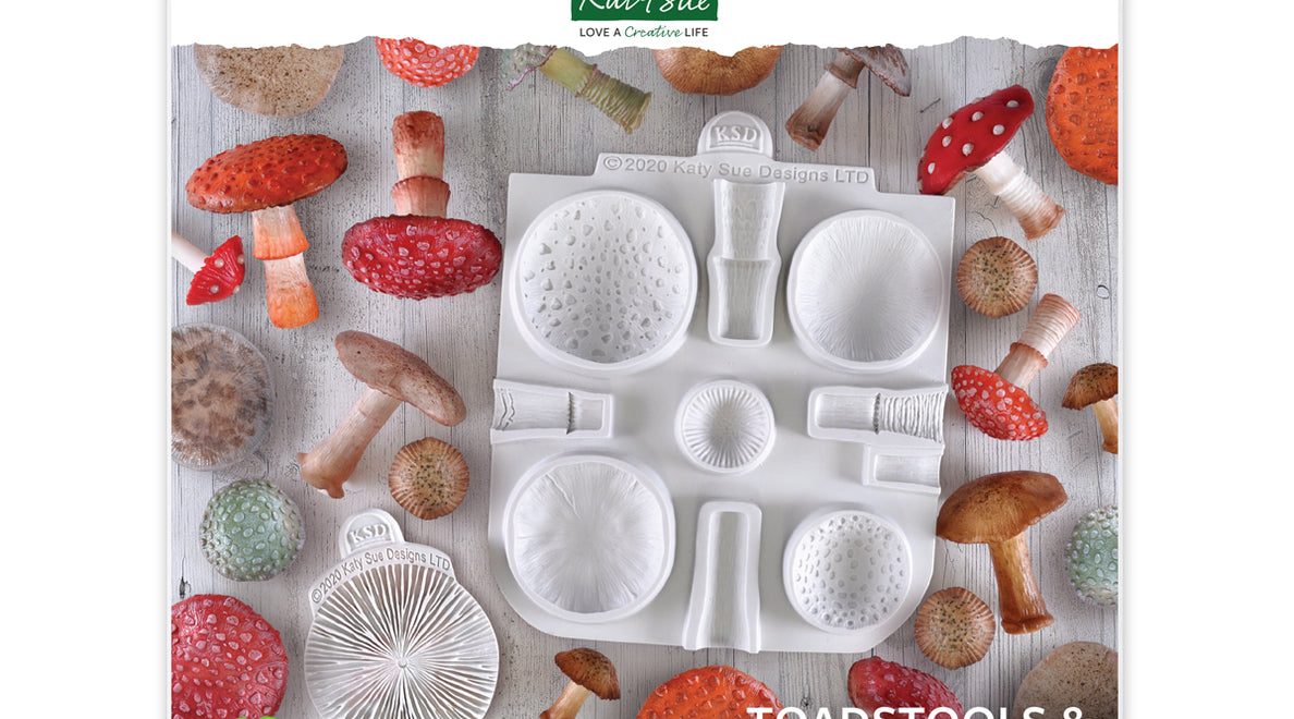 Flower Pro Toadstools and Mushrooms Mould & Veiner | Katy Sue Designs