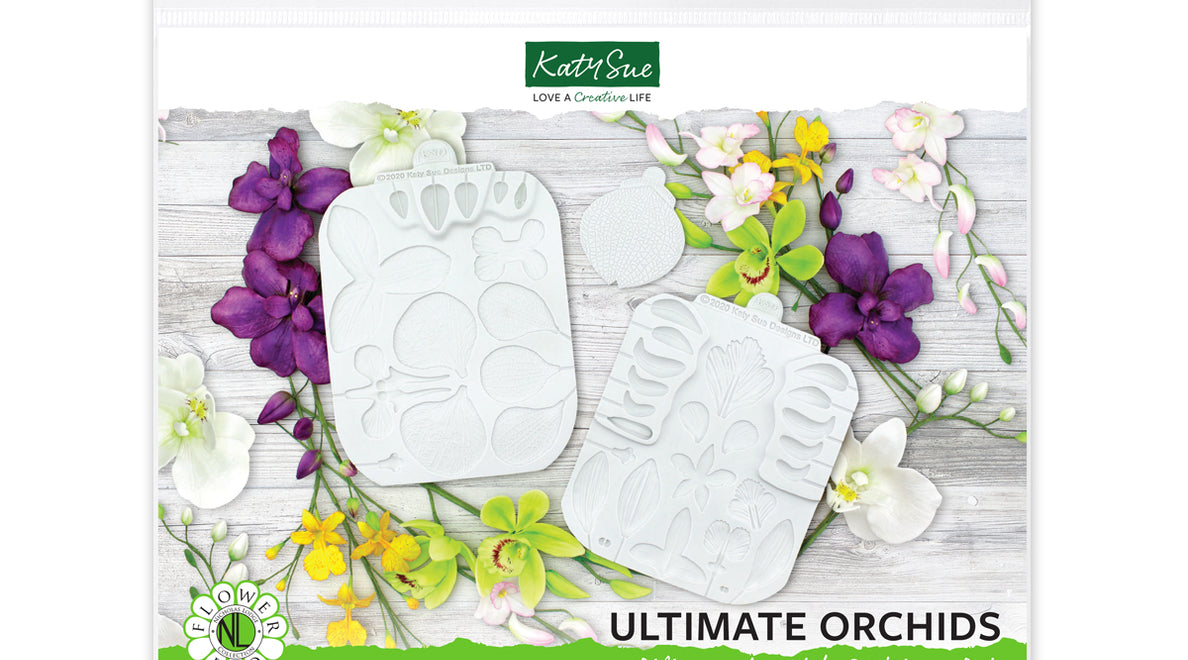 Flower Pro Ultimate Orchids Silicone Moulds and Veiner Set — Katy Sue ...