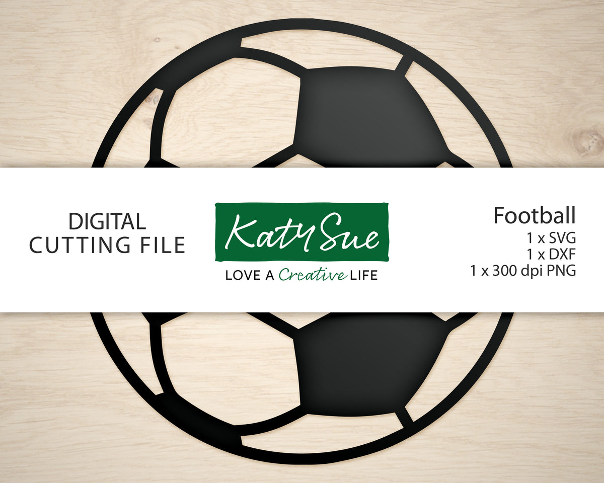 Football | Digital Cutting File — Katy Sue Designs