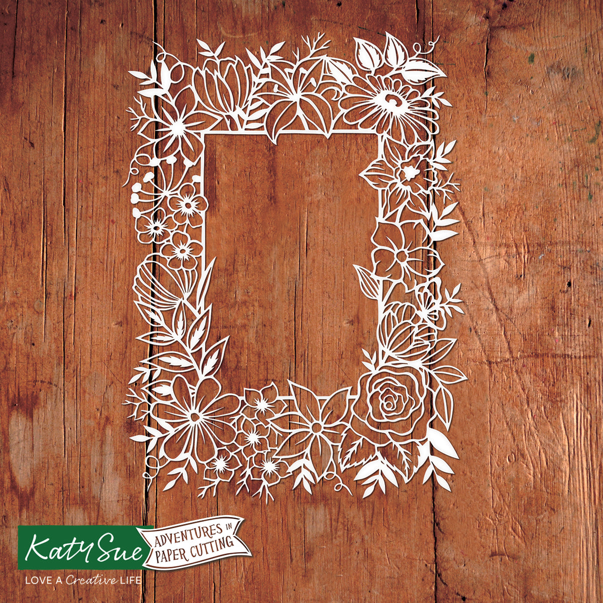 Frame Paper Cutting Digital Template — Katy Sue Designs