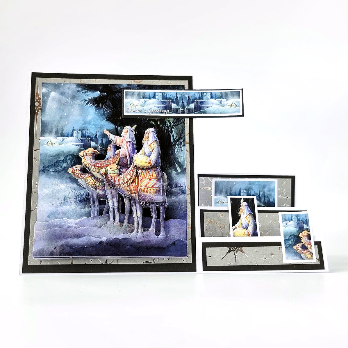 Die Cut Decoupage – Wise Men Scene (pack of 3) — Katy Sue Designs