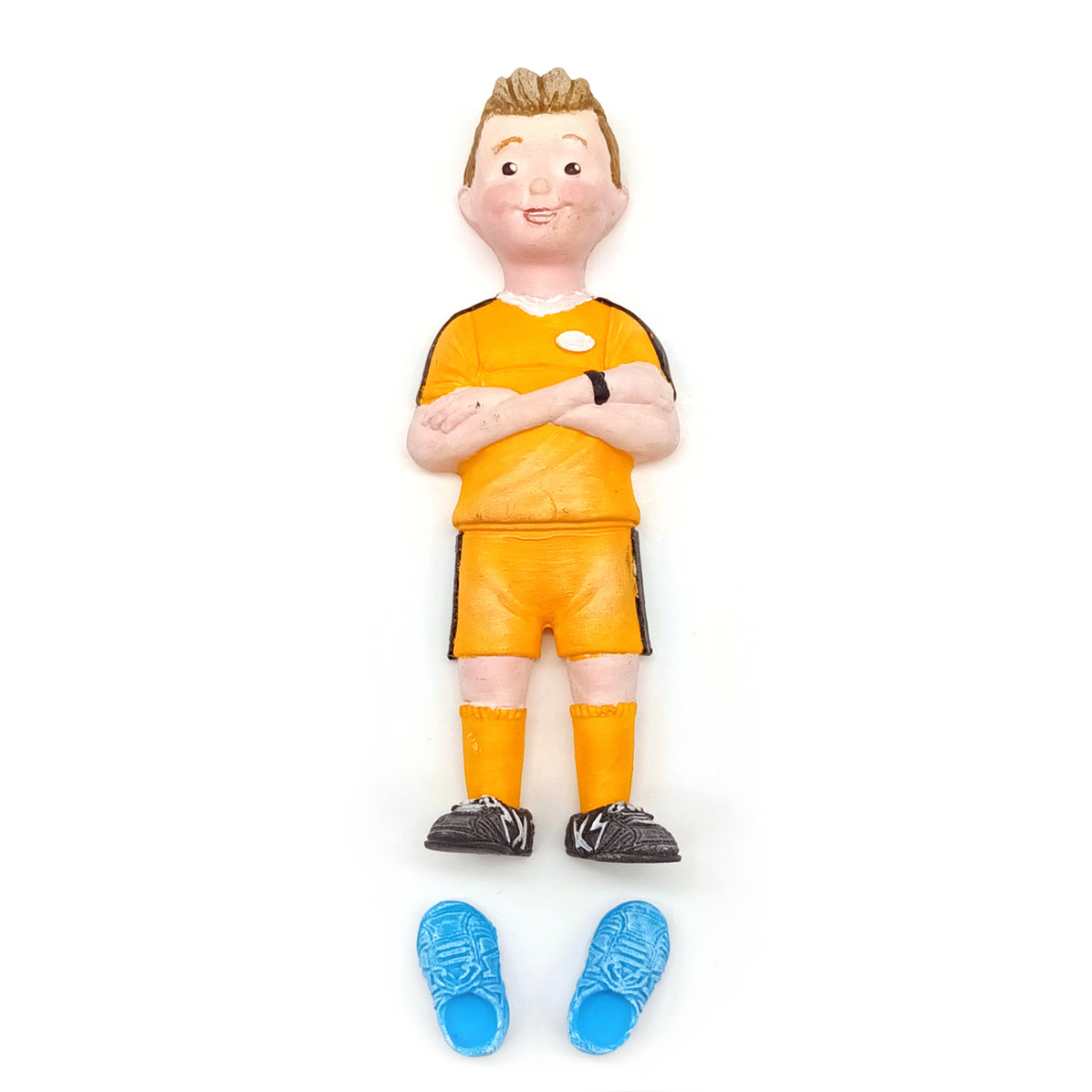 Footballer Folded Arms Silicone Mould | Katy Sue Designs