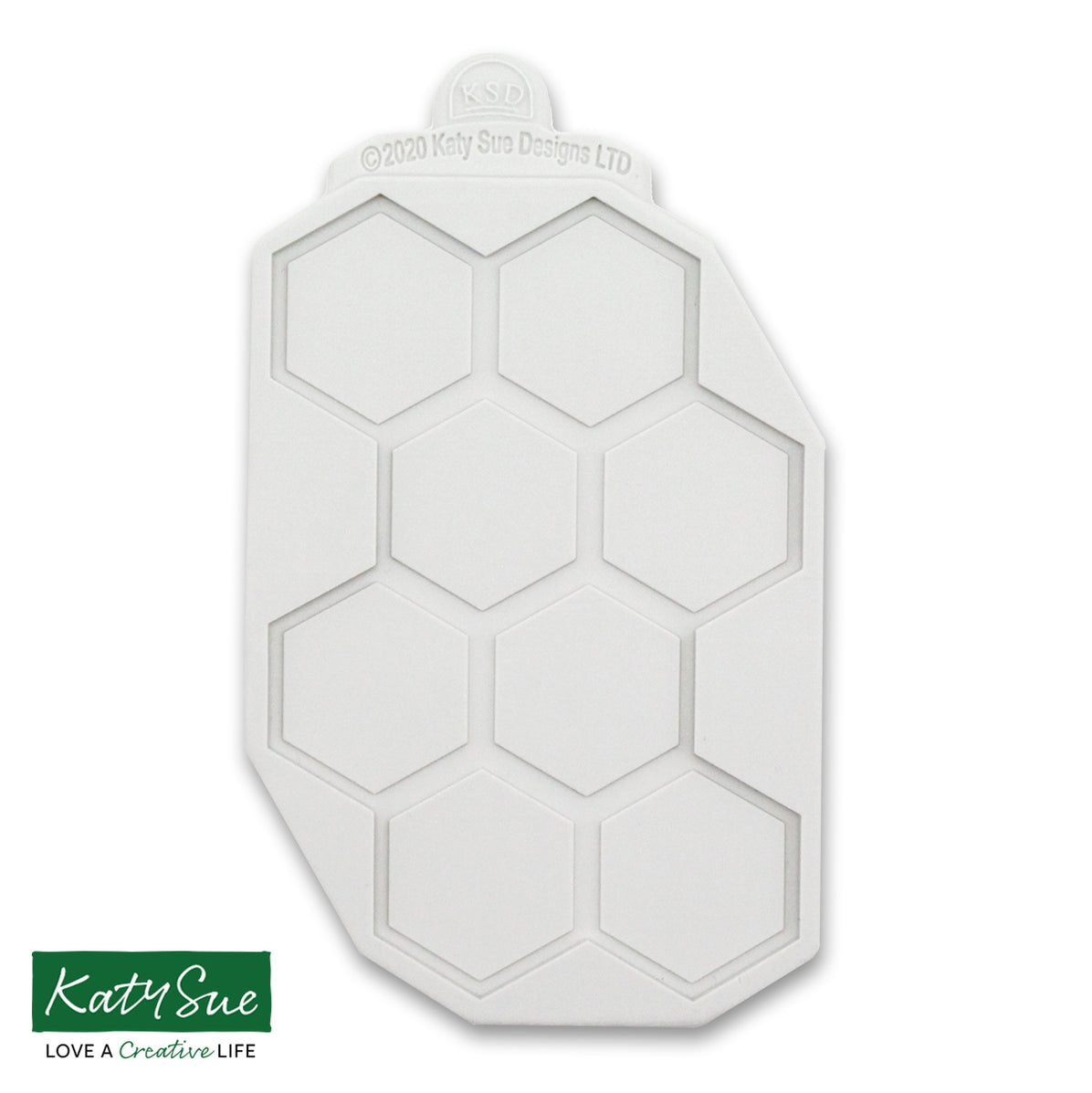 Large Continuous Honeycomb Silicone Mould | Katy Sue Designs