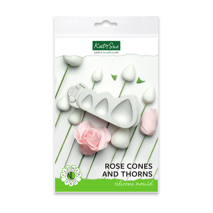 Flower Pro Rose Cones & Thorns Silicone Mould — Katy Sue Designs