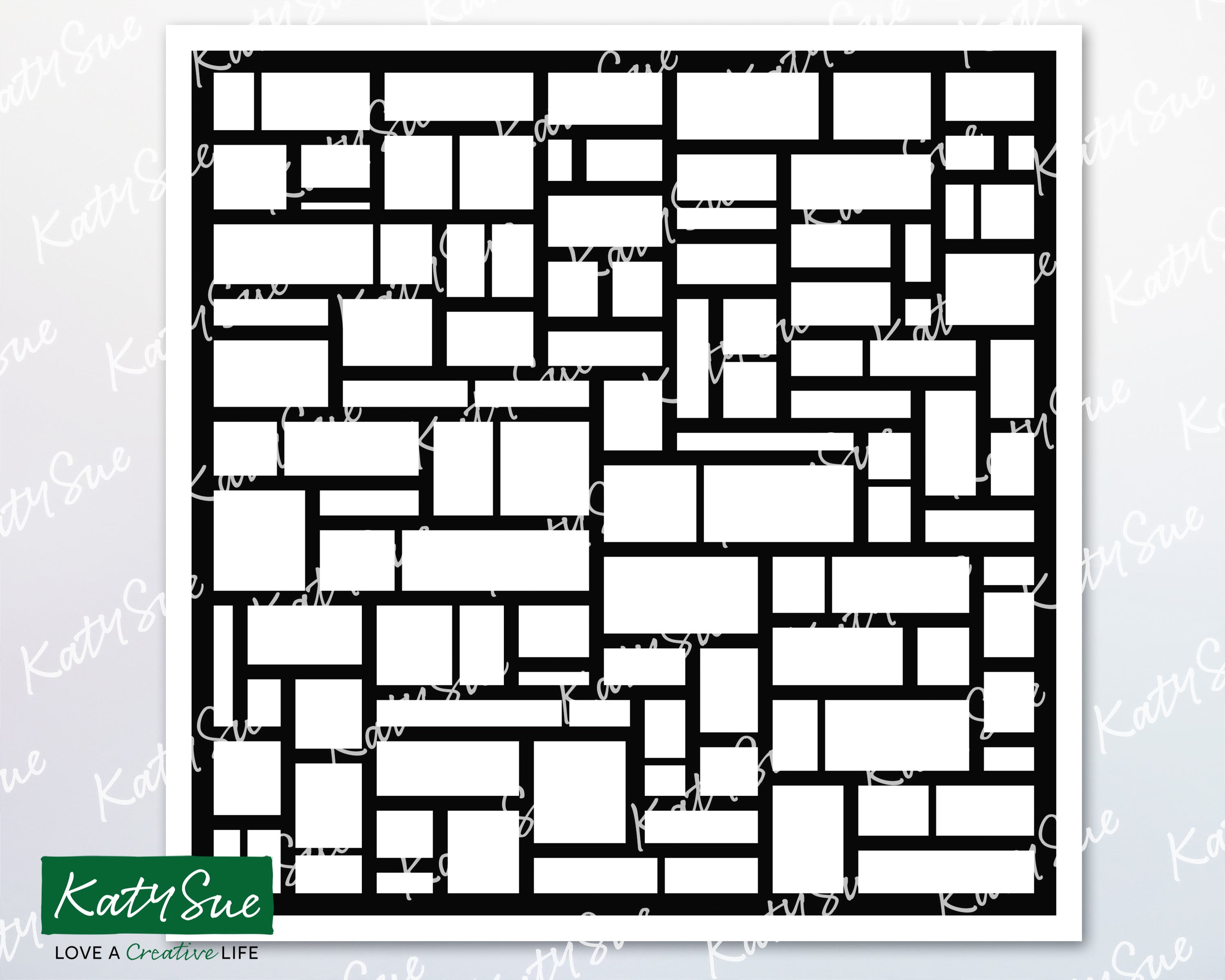 Rectangles Stencil | Digital Cutting File — Katy Sue Designs