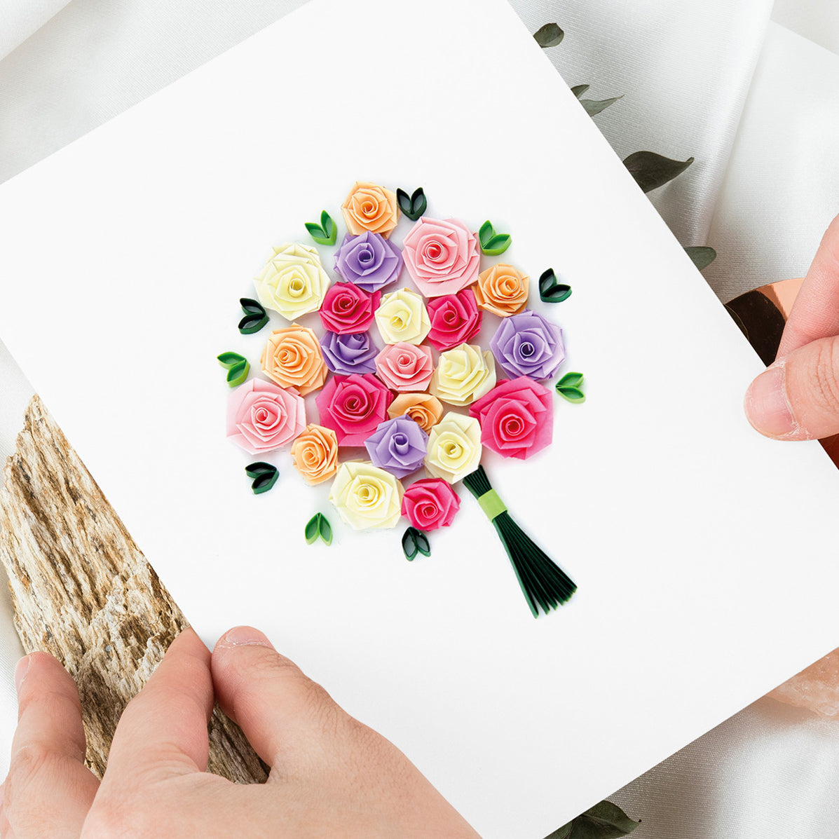 Floral Guided Paper Quilling Card Making Kit — Katy Sue Designs